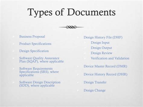 Document Types