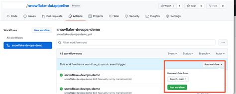 Github Actions And Snowflake Integration Marcel Castro