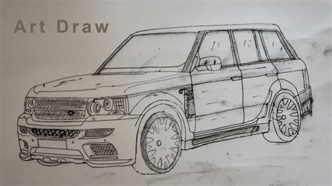 How To Draw A HAMANN Range Rover Car Range Rover Land Rover Rover
