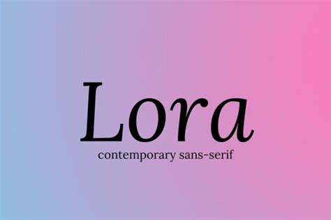A Definitive Guide Into Lora Font Hipfonts