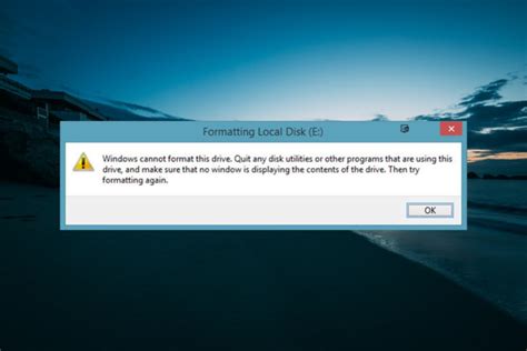 Windows Cannot Format This Drive How To Fix And Main Causes