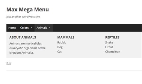 General Settings Getting Started Guide Max Mega Menu