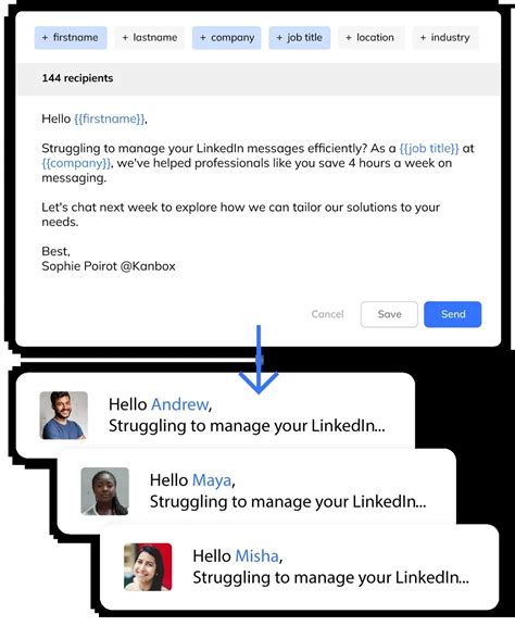 Linkedin Message Templates Craft And Schedule With Kanbox