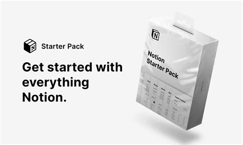 Notion Starter Pack