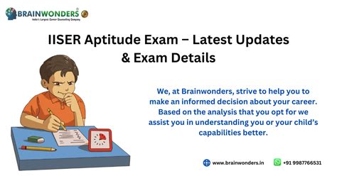 Iiser Aptitude Exam 2023 Latest Updates And Exam Details Brainwonders