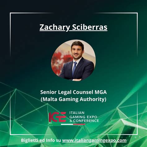 Very Much Looking Forward To The Ige Italian Gaming Expo And Conference In… Zachary Sciberras