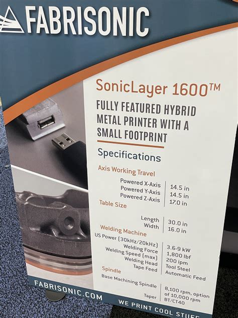 Fabrisonic Ceo Discusses New Ultrasonic Metal 3d Printer Additive Manufacturing
