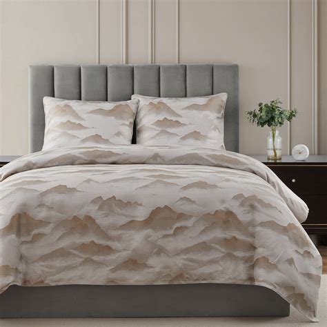 Serenity Modern Jacquard Bedding Set Hiend Accents
