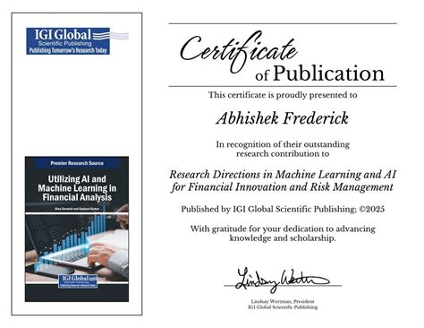 Aieducation Machinelearning Fintech Financialinnovation… Abhishek Frederick