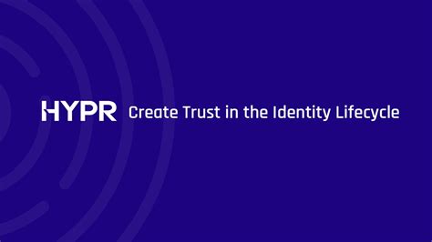 Hypr Identity Verification And Passwordless Authentication For Identity Assurance