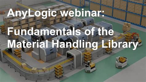 Material Handling Library Anylogic Simulation Software