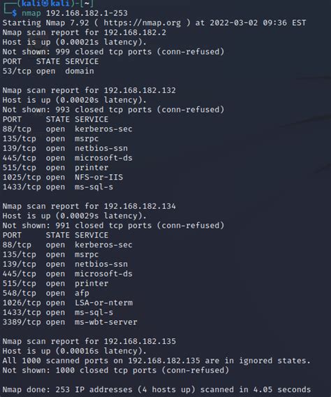 nmap扫描工具的使用 nmap script vuln csdn博客