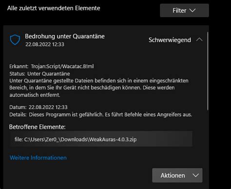 Windows Antivirus Software · Issue 3763 · Weakaurasweakauras2 · Github