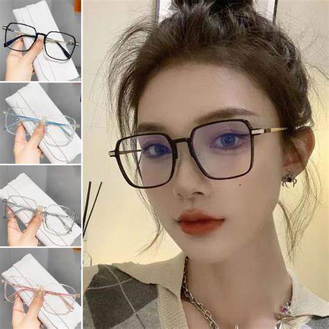 Blue Light Blocking Glasses Unisex Large Frame Clear View Strong Hinge