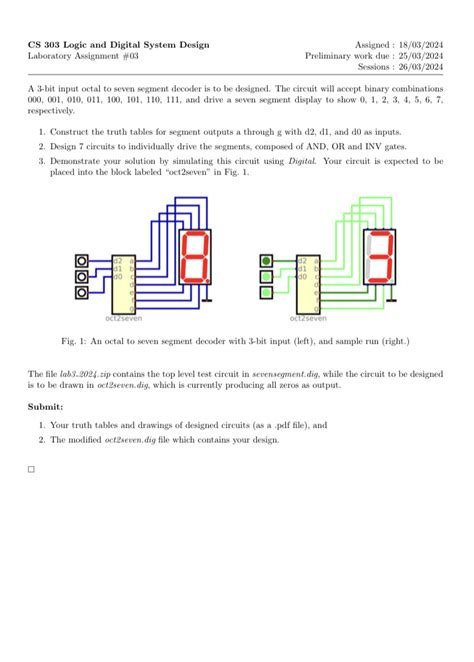 Solved CS Logic And Digital System DesignLaboratory Chegg