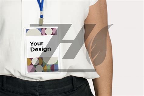 دانلود فایل لایه باز موکاپ کارت شناسایی آویز گردن دانلود رایگان فایل لایه باز، Psd، وکتور