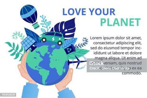 평면 스타일에서 벡터 일러스트입니다 전기 자동차 대체 신 재생 에너지와 지구 글로브 태양 에너지 기술 태양 전지 패널 디자인 환경 리소스를 예약 합니다 생태 개념 3가지