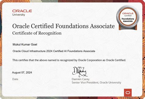 Mukul Kumar Goel Highmukul On Linkedin Oracle Oracleuniversity