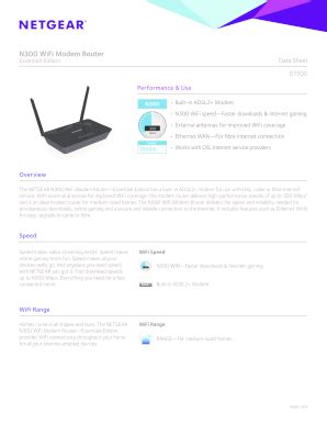 Netgear N Fill Online Printable Fillable Blank Pdffiller