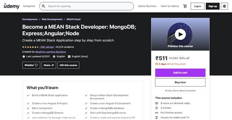 5 Best Mean Stack Courses And Certifications Tangolearn