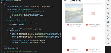 Maui Filepicker Results In This Platform Does Not Support This File