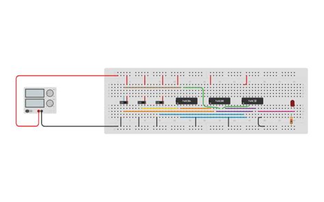 Circuit Design Function Using Basic Gates Tinkercad
