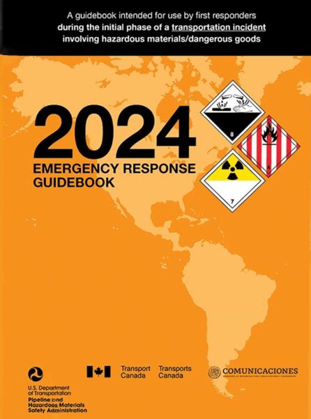 New Emergency Response Guidebook 2024 Government Book Talk