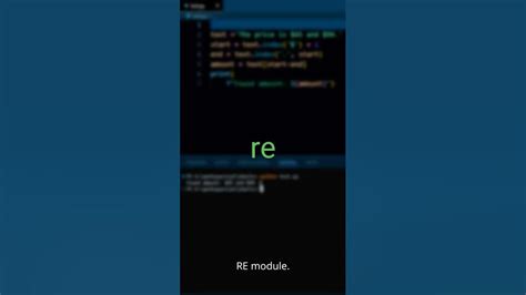 find patterns in strings with python s re module youtube