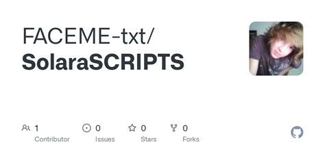 Solarascriptswalkspeed At Main · Faceme Txtsolarascripts · Github