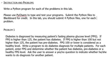 Solved Instruction And Problems Write A Python Program For