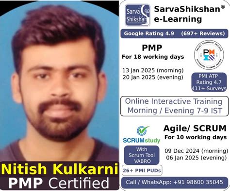 Ganesh Watve Pmp® Scrum On Linkedin Project Management Professional Pmp Online Pmp