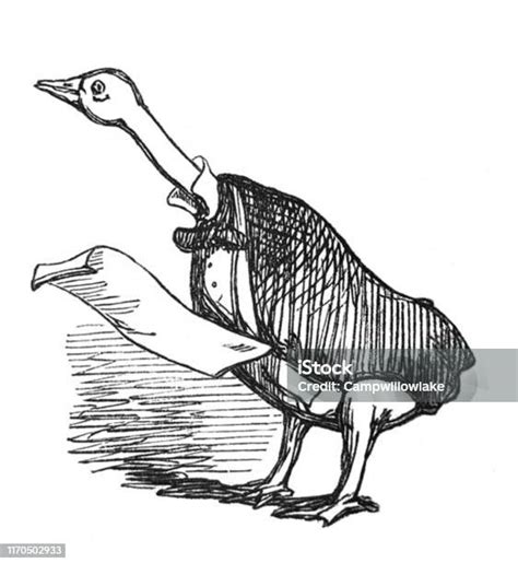 영국 풍자 만화 캐리커처 일러스트 턱시도에 거위 종이를 읽고 1880 1889 년에 대한 스톡 벡터 아트 및 기타 이미지 1880 1889 년 19세기 19세기