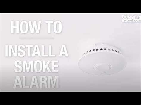 Red Smoke Alarms Bunnings