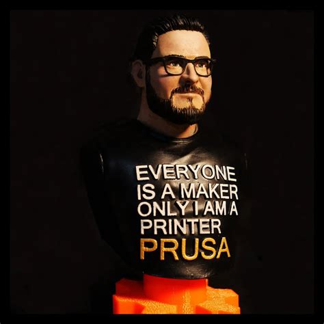 Fotis Mints Bust Of Josef Prusa By Same Old Shane Download Free Stl