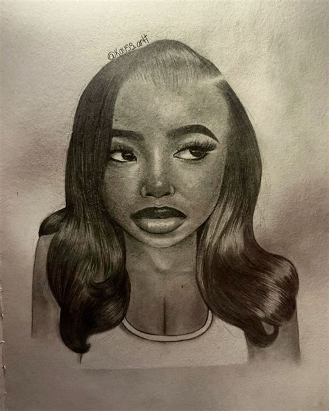 Semi Realistic Drawing ⭐️ Face Drawing Beauty Art Drawings Color
