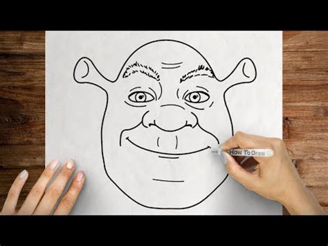 How To Draw Shrek 💚 Youtube