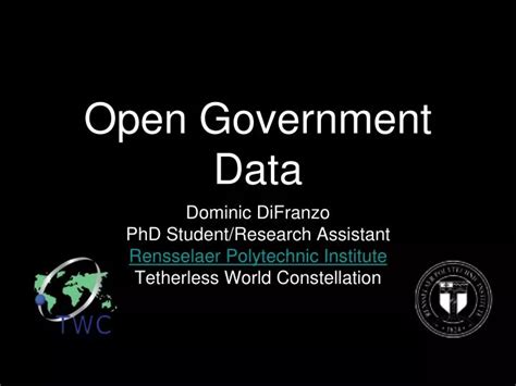 Ppt Open Government Data Powerpoint Presentation Free Download Id4208665