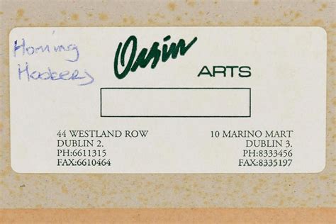 Lot 1 Homing Hookers By Ciaran Clear Morgan Odriscoll