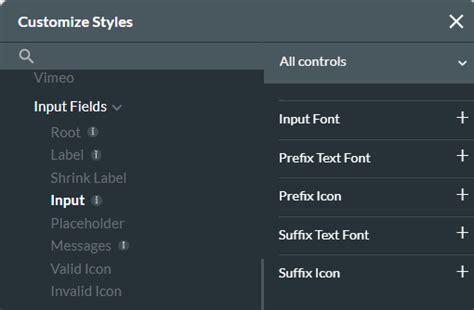 Input Fields Style Basic Elements TITAN Academy