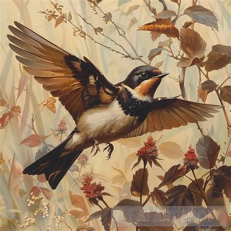 Swift In Flight Bird Watching Wildlife Photography Spread Wings