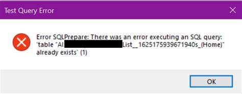 Solved Sqlprepare Error Table Already Exists Smartshee Alteryx