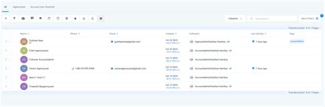 Followers Available In Filters Columns And Export In Both Contacts And Opportunities