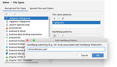 File Type Associations Intellij Idea