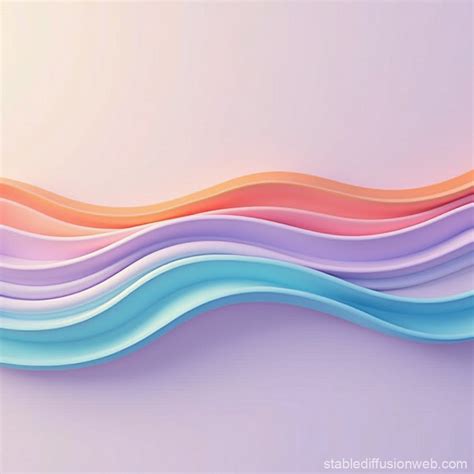 Pastel Colors Curve Horizon Stable Diffusion Online