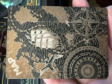 Stainless Steel Map Token Metal Mtg Tokens Legendary Artifacts