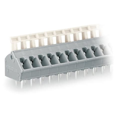 Wago 10 Pos PCB Terminal Block Push Button Gray 20 Box Diverse Electronics