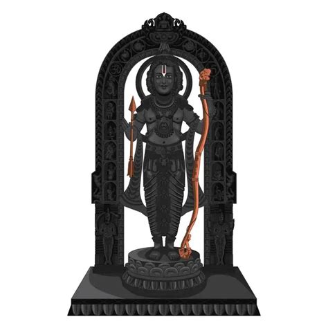 Ayodhya Mandir Free Stock Vectors