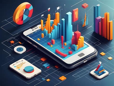 premium ai image flat illustration of application of smartphone with