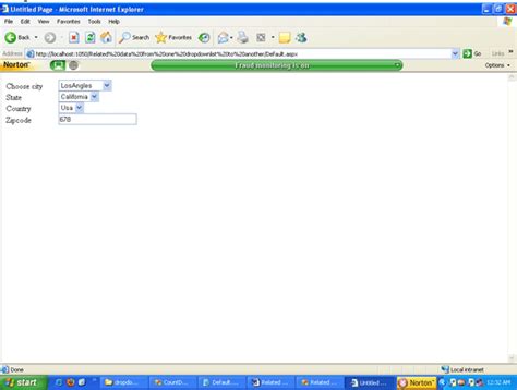 Related Data From One Dropdownlist To Another In Vbnet