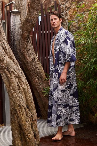 Kimono For Men Mens Kimonos Beautiful Robes